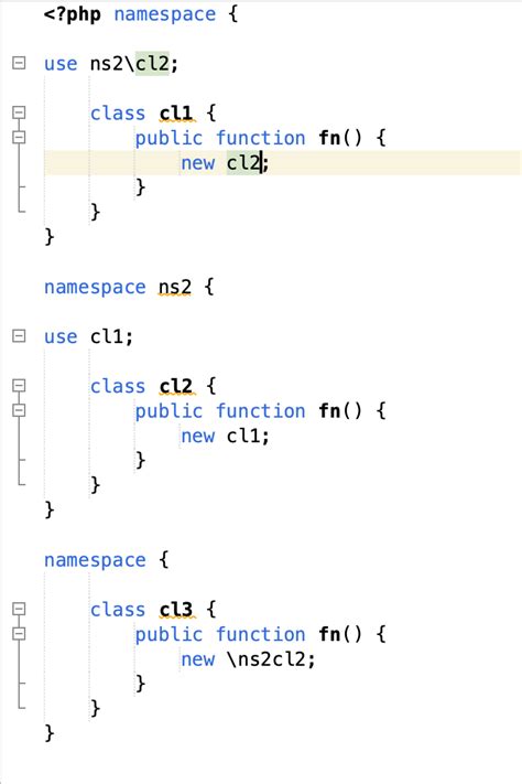 php fix imports issues with namespace use placing · issue 5578