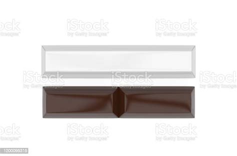 초콜릿 바 래퍼 는 디자인 프리젠 테이션 3d 그림에 대한 준비가 고립 된 흰색 배경에 템플릿을 조롱 0명에 대한 스톡 사진 및 기타 이미지 Istock