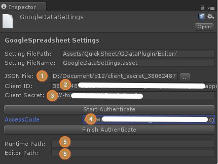 Google Howto Unity QuickSheet