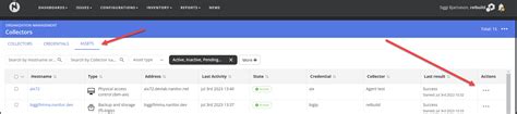 moving assets between collectors nanitor knowledgebase