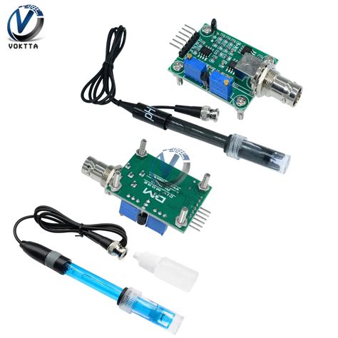 Liquid Ph Value Detection Regulator Sensor Module Monitoring Control Board Meter Tester Bnc Ph 0