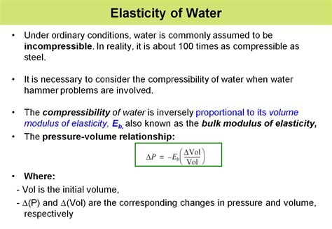bulk modulus of elasticity represents incompressibility at marcia lind blog