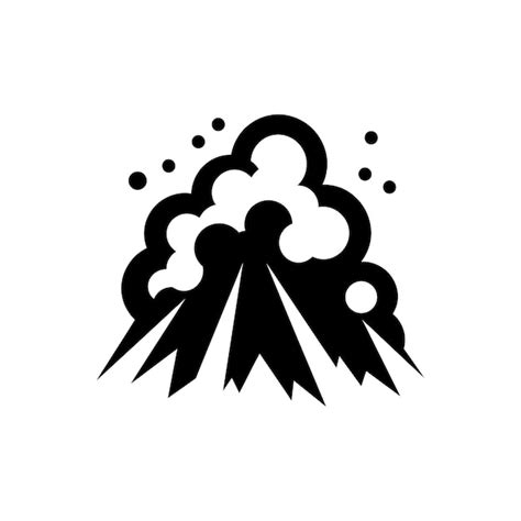 Premium Vector Avalanche Comes Crashing Icon Simple Vector Illustration