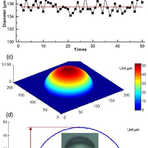 A Optical Top View Image Of A Cylindrical Microlens Array B Download Scientific Diagram