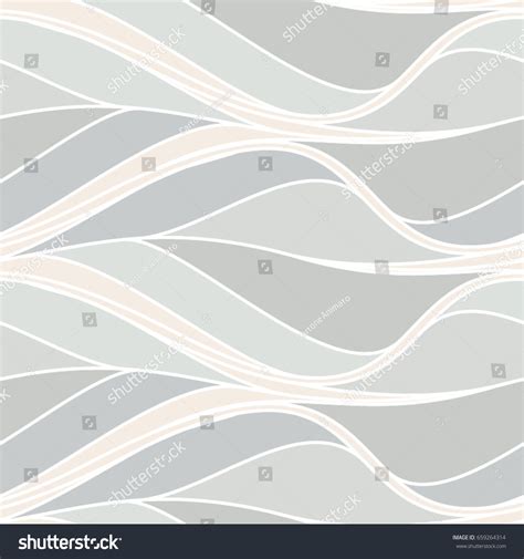 Wavy Linear Pattern Leaves Seamless Vector Vetor Stock Livre De Direitos 659264314 Shutterstock