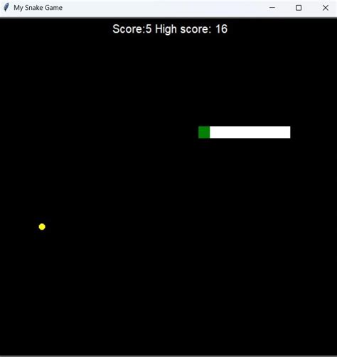 Python Gamedev Filehandling Highscore Snakegame 100daysofcode