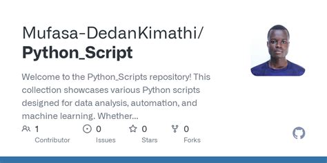 Github Mufasa Dedankimathipythonscript Welcome To The Python