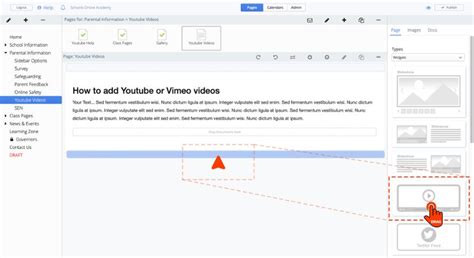Schools Online Editor Training Youtube Widget