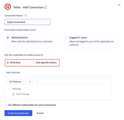 Create And Authorize Connections Zoho Creator Help