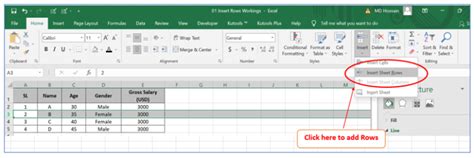 How To Insert Row In Excel With Shortcut Key Method