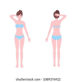 Naked Lady Explanation เวกเตอรสตอก ปลอดคาลขสทธ Shutterstock