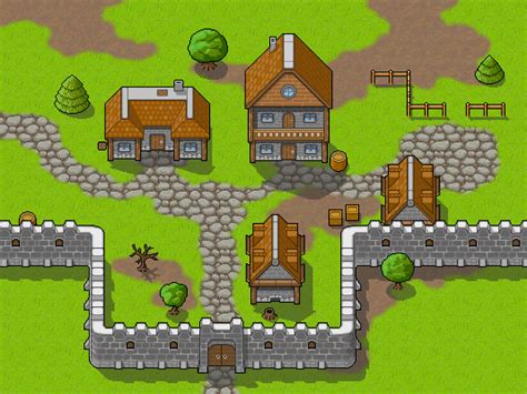 Top Down RPG Mockup Scene OpenGameArt Org