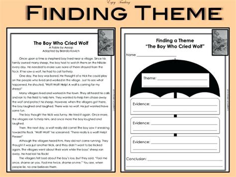 Worksheets For Theme Free Identifying Rd Grade Worksheet Free Worksheets Samples