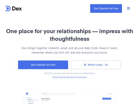 Linkedin Gpt Assistant By Dex 一站式个人关系管理工具