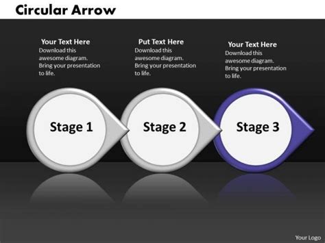 Ppt Ordinary Flow Of Power Point Stage PowerPoint Templates