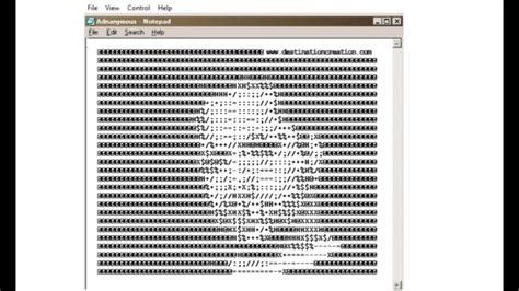 Creating An Animation In Notepad Youtube