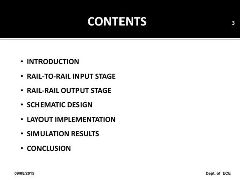 Design And Implementation Of Cmos Rail To Rail Operational Amplifiers PPTX