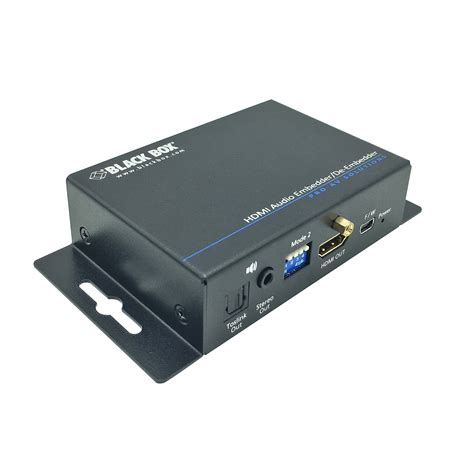 Audio Embedder De Embedder Hdmi 2 0 Black Box