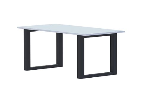 흰색 배경에 분리된 금속 다리가 있는 직사각형 로프트 스타일 테이블 3d 렌더링 0명에 대한 스톡 사진 및 기타 이미지 0명 3차원 형태 가구 Istock