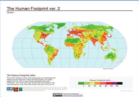The Human Footprint The Human Footprint Ver 2 Global [map] 2008