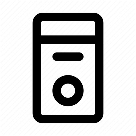 Tower Pc Cpu Hardware Computer Icon Download On Iconfinder
