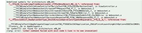 Ios Apple Mach O Linker Error In Xcode Stable In A Project With CocoaPods Stack Overflow