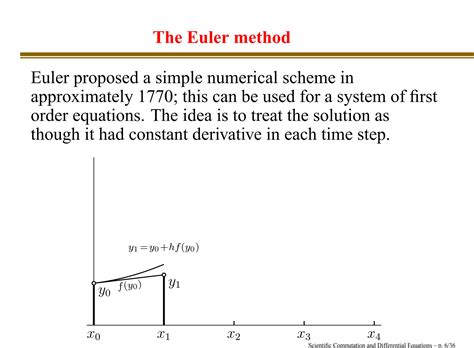 Scientific Computations And Differential Equations PPT