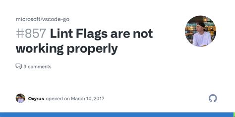 lint flags are not working properly · issue 857 · microsoft vscode go