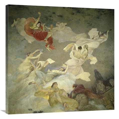 Global Gallery 36 In Muses Of Paris Art Print Jules Joseph Lefebvre