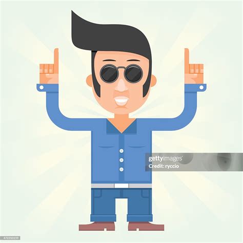 Cool Guy High Res Vector Graphic Getty Images