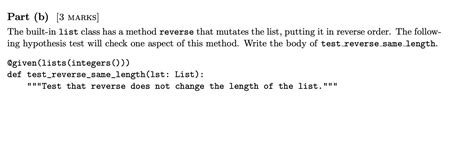 Solved Part C MARKS Consider The Following Module Chegg