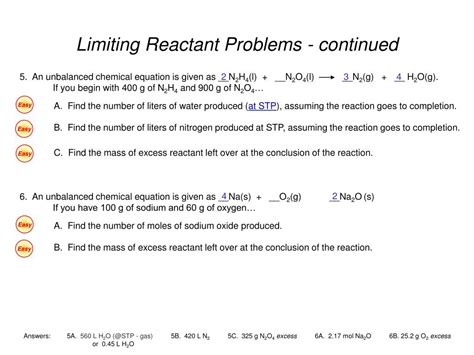 Ppt Limiting Reactants Powerpoint Presentation Free Download Id 2956687