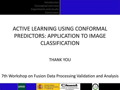 Ppt Active Learning Using Conformal Predictors Application To Image