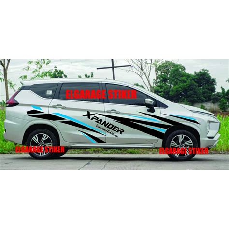 Jual Stiker Mobil Xpander Cutting Stiker Body Mobil Xpander Stiker Striping Mobil Xpander