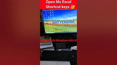 Open Ms Excel Shortcut Keys 🔐shorts Ytshorts Youtubeshorts Computer