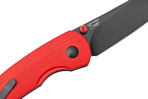 Kizer Vanguard Chili Pepper V3601c1 Red G10 Navalha Swaggs Design