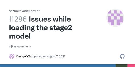 Issues While Loading The Stage Model Issue Sczhou CodeFormer