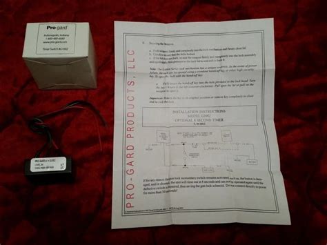 Pro Gard Gun Lock Timer Switch With 8 Second Delay G1002 New 25 00