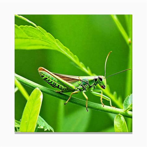 Grasshopper 34 Canvas Print By Pat4u Fy