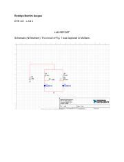 Analysis Of Circuit Simulation And Experimental Results ECE 301 Course Hero