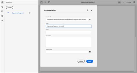 experience fragments adobe experience manager