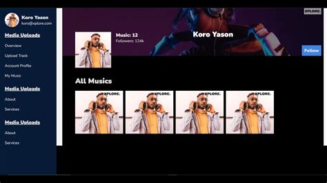 Create A Music Website Template Using HTML CSS JAVASCRIPT Add Music In HTML Website Part 3