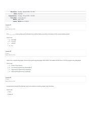 Computer Programming Final Quiz Attempt Review Pdf Started On State Completed On Time