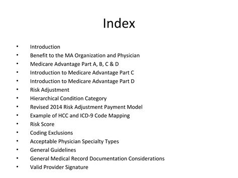 HCC CODING Training Manual PPT Health Insurance Insurance