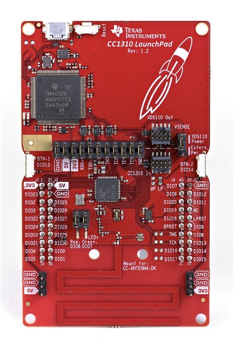 Launchxl Cc1310 Simplelink™ 低于 1ghz Cc1310 无线 Mcu Launchpad™ 开发套件 德州