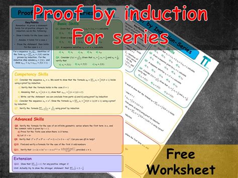 Proof By Induction For Series Teaching Resources