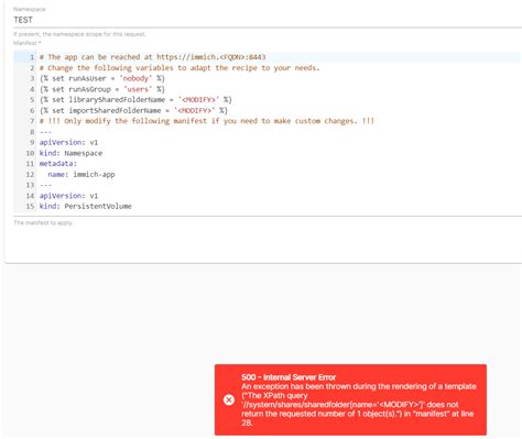Kubernetes Cannot Run Any Recipe Kubernetes Openmediavault
