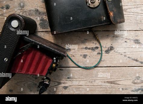 Retro Vintage Style Camera With Old Fashioned Shutter Stock Photo Alamy
