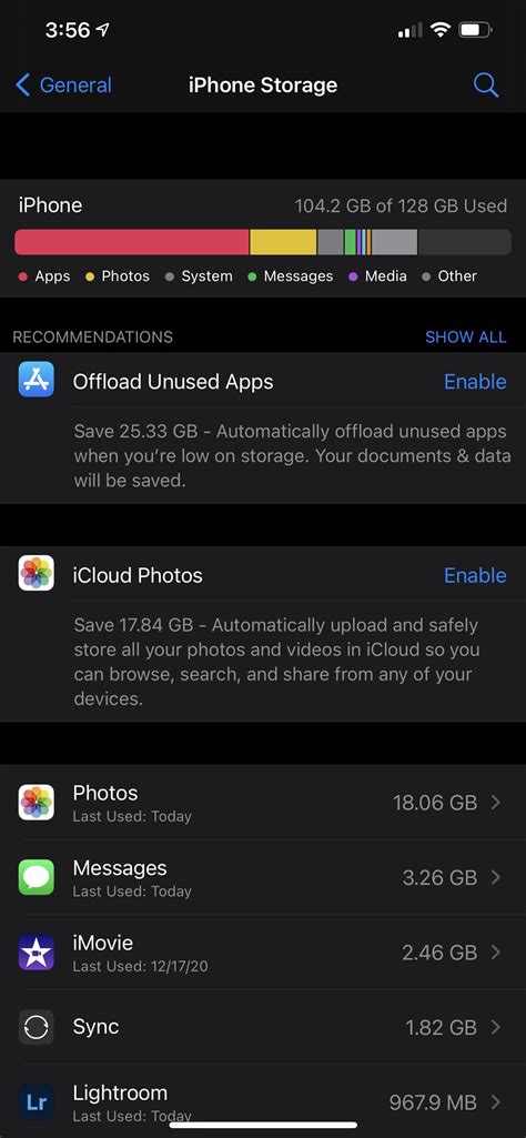 Iphone Storage Almost Full” With 24gb Left Keeps Nagging Me R
