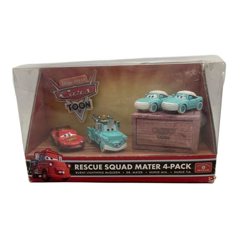 Mattel（マテル）rescue Squad Mater 4pack カーズ・トゥーンレスキュー・スクワッド・メーター｜トレファクonline